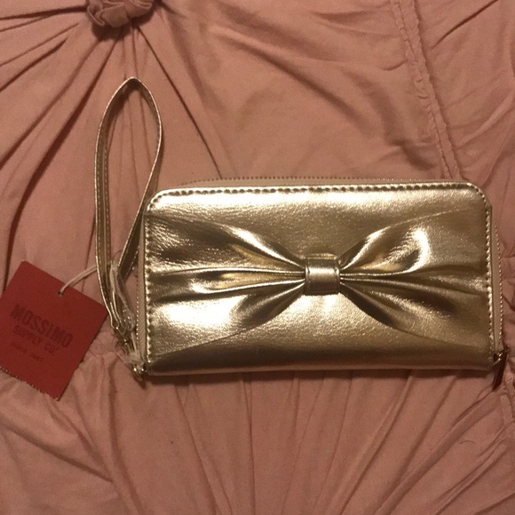 Mossimo Supply Co. | Bags | Gold Mossimo Wallet | Poshmark